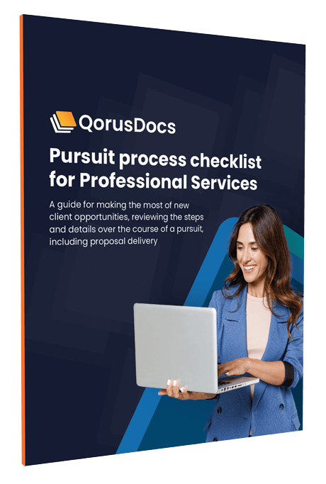 Pursuit Process Checklist for Professional Services